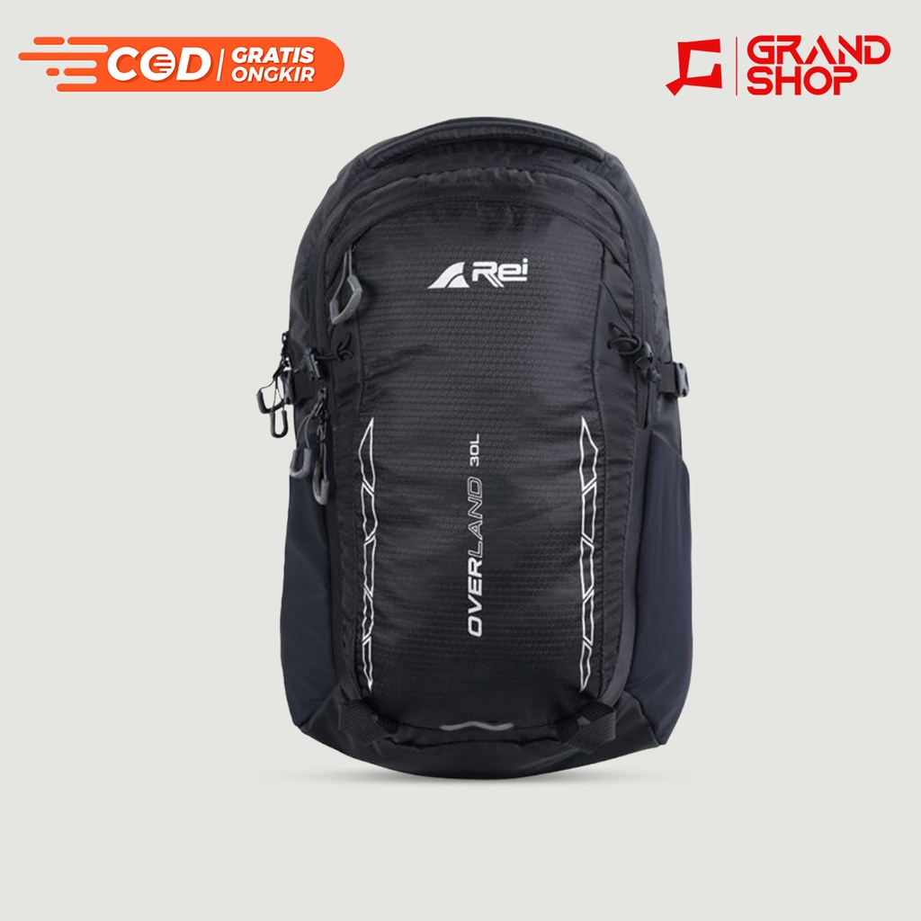 Jual Tas Ransel Hitam Pria Overland 30 Liter Daypack Arei Outdoorgear ...