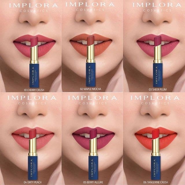 Jual (BAYAR DI TEMPAT) Implora Intense Matte Lipstick/Lipstik Implora ...