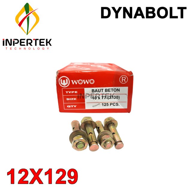 Jual Dynabolt 12 X 129 WOWO Dyna Bolt Baut Beton Dinabol M12X129 ...
