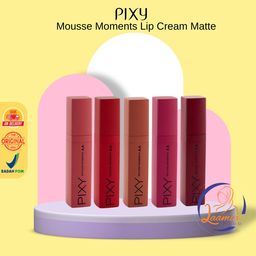 Jual Pixy Mousse Moments Lip Cream Matte | Lip Mousse Pixy | Shopee ...