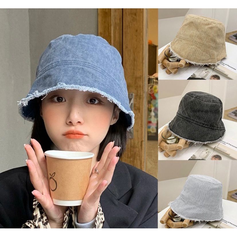 Jual PROMO!!! Topi Bucket Rawis Jeans Wash / Bucket Levis / bucket ...