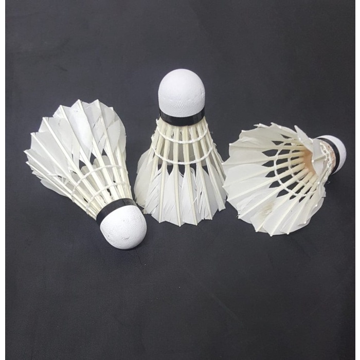Jual Bola Badminton Kok Bulu Tangkis Shuttlecock 1 Slop isi 12 Pcs ...