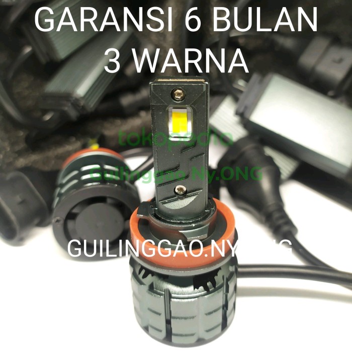 Jual LAMPU LED H11/H16 3 WARNA UNTUK FOGLAMP/ LAMPU UTAMA/PROJECTOR ...