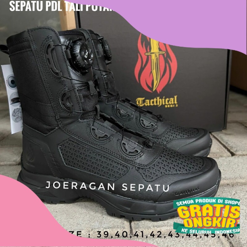 Jual SEPATU PDL TNI POLRI TALI PUTAR TACTICAL LIBRA MK2 KULIT ASLI ...