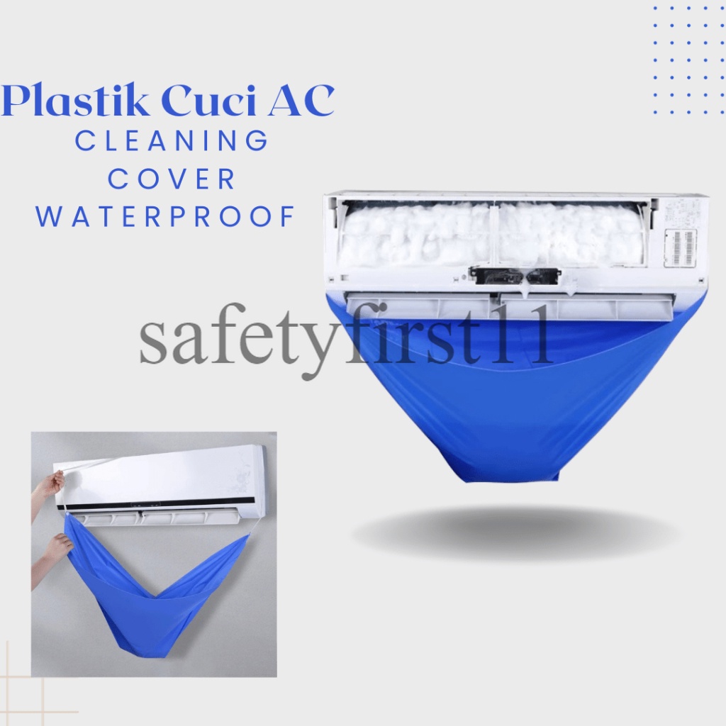 Jual AWOO Plastik Cuci AC Air Conditioner Cleaning Cover Waterproof ...