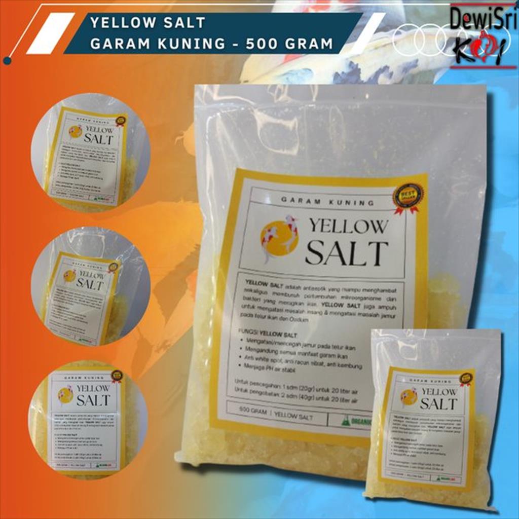 Jual garam kuning / yellow salt 500gr / garam kuning 500gr / yellow ...