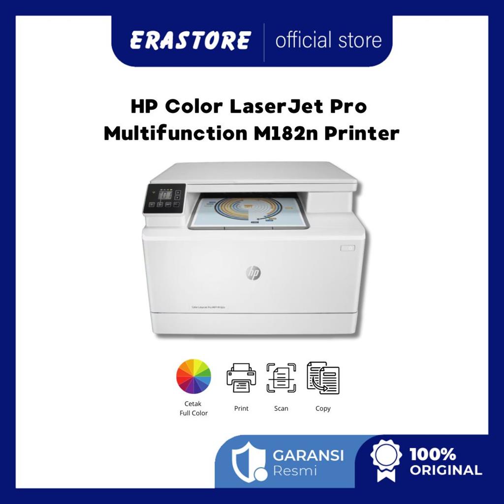 Jual HP COLOR LASERJET PRO MULTIFUNCTION M182N PRINTER | Shopee Indonesia