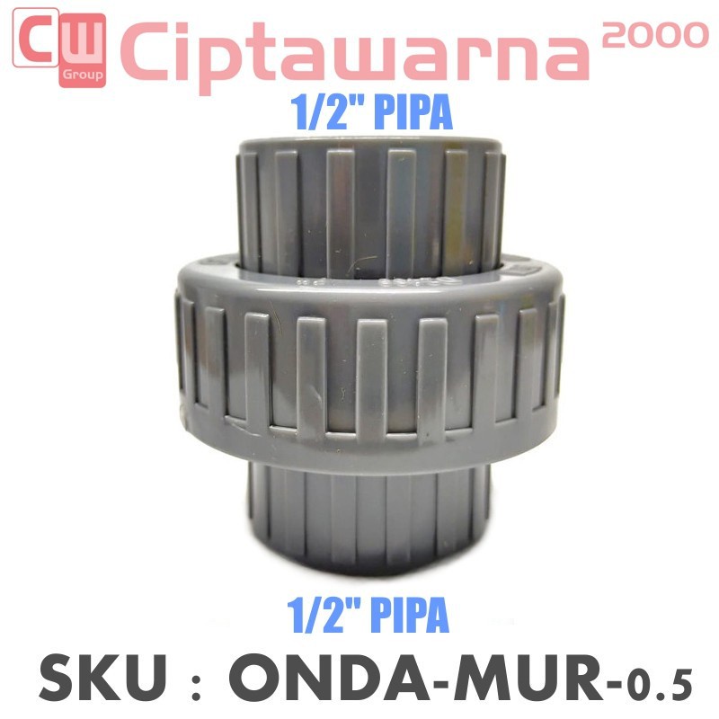 Jual Onda Water Mur Moor Watermur PVC Pipa 1/2" Inch - Cw1 | Shopee ...