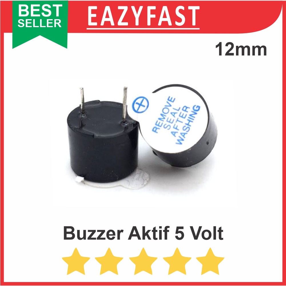 Jual Buzzer Aktif 5V Mini Alarm Speaker Arduino | Shopee Indonesia