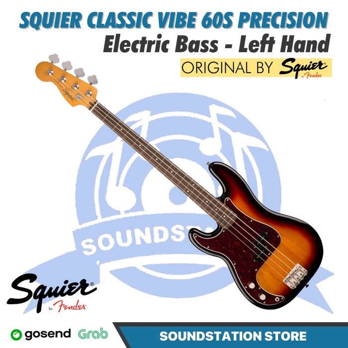 Jual Squier Classic Vibe 60s Precision Bass Guitar Left-Handed - Kidal ...