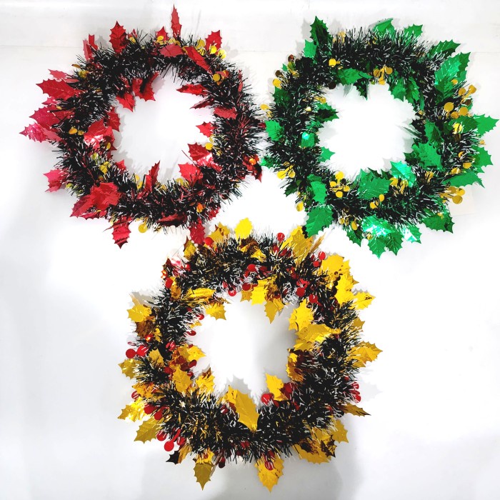 Jual GROSIR Ring Krans Daun Cherry Murah Slinger Imlek Natal Lebaran ...