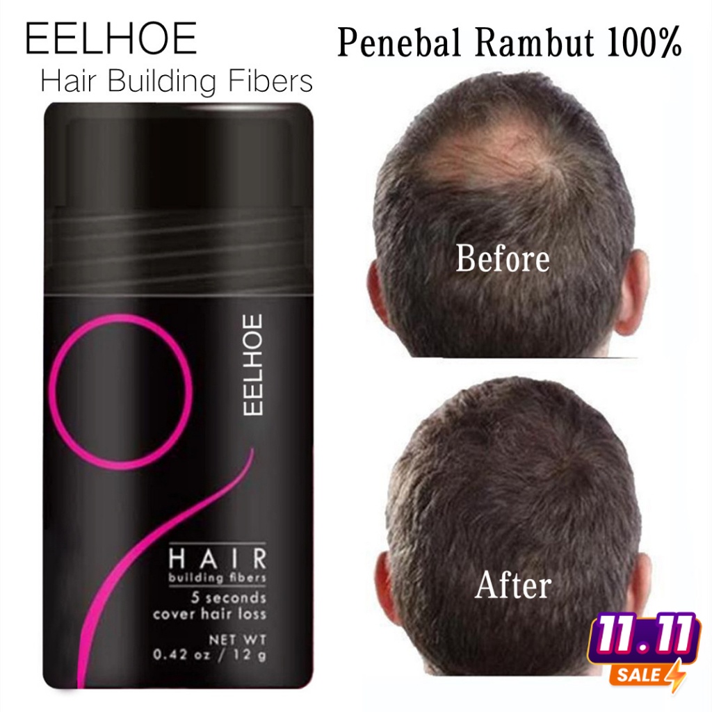 Jual EELHOE Serbuk Penebal Rambut Instant 100% Natural Keratin Hair ...