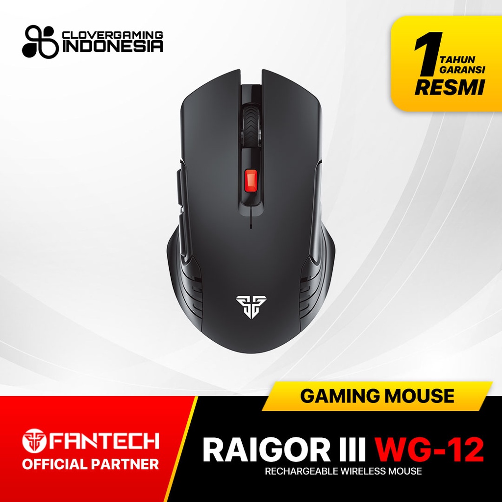 Jual Fantech WG12 RAIGOR Gen III Wireless Gaming Mouse WG 12 WG-12 | Shopee Indonesia