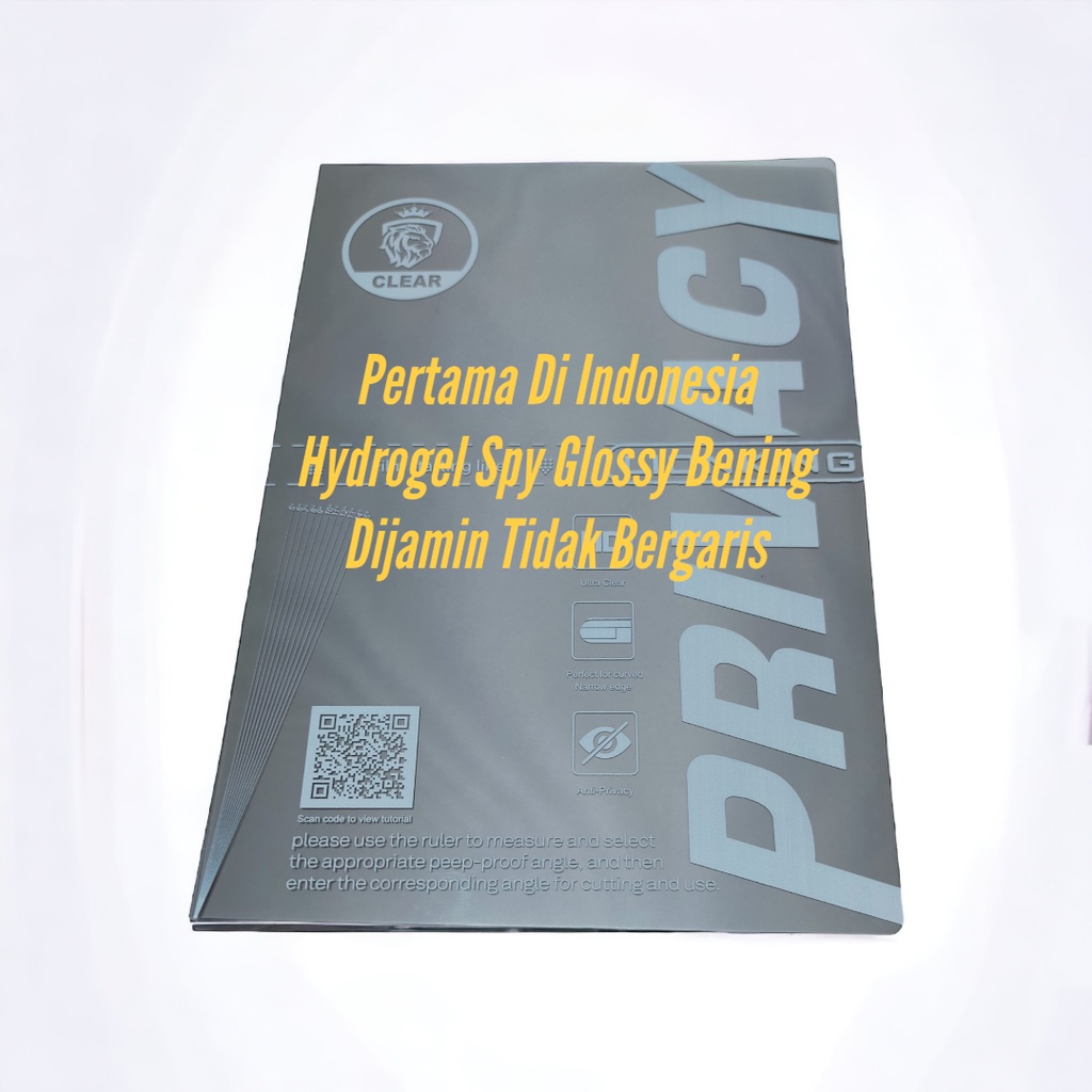 Jual Pertama Masuk Di Indonesia Hydrogel Spy Glossy Bening Dijamin Tidak Bergaris Shopee Indonesia