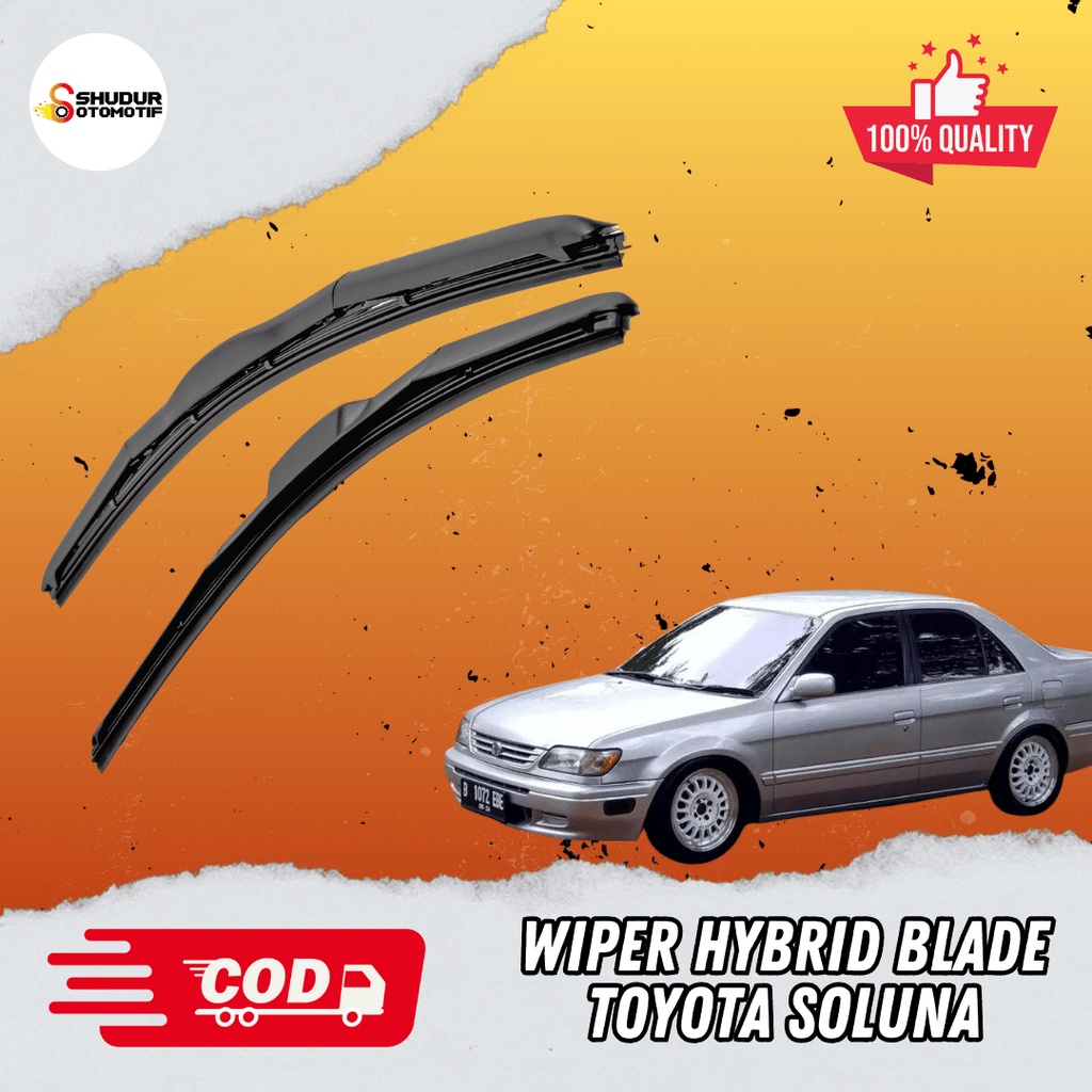 Jual Wiper Hybrid Toyota Soluna / Wiper Hybrid Blade 2 PCS Kiri dan ...