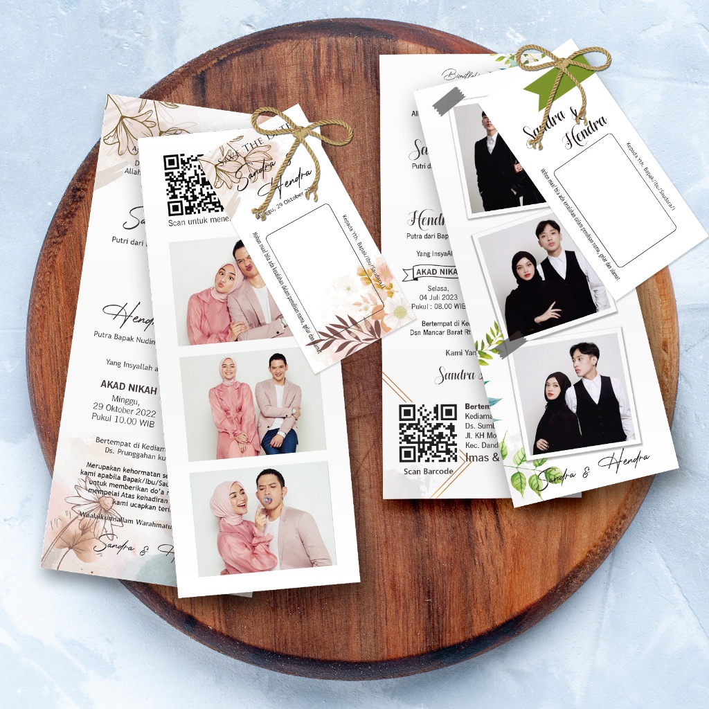 Jual (UNDANGAN TERBARU ) cetakonlineplg Undangan Pernikahan Aesthetic ...