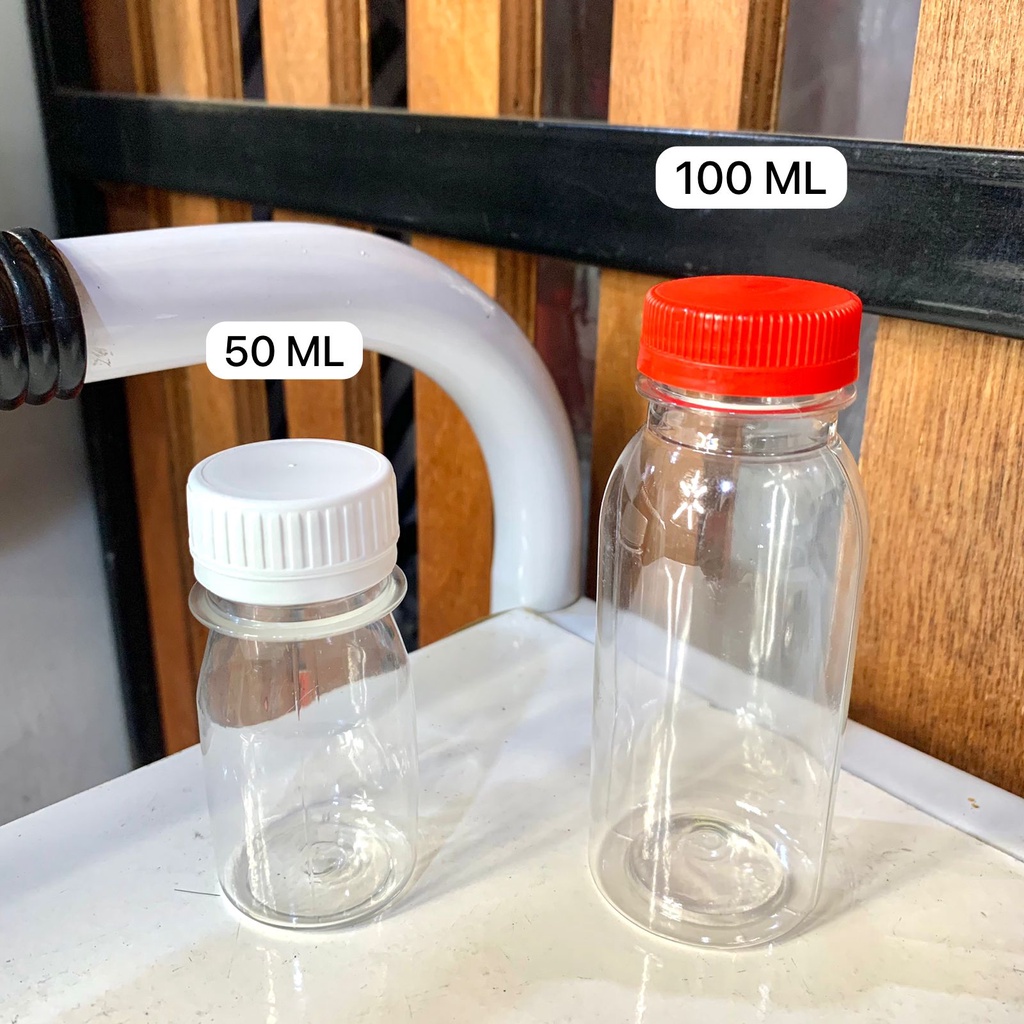 Jual Botol Tebal 100 ml / Botol 100 ML / Botol 50 ML / Botol Tebal 50 ...
