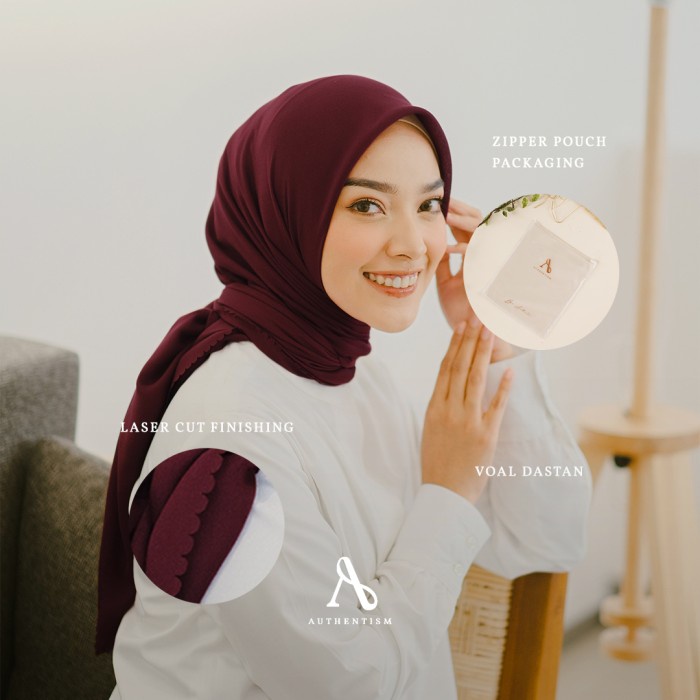 Jual best -AUTHENTISM ID RUMASYA PLAIN SERIES ORIGINAL KERUDUNG SEGI EMPAT VOAL - IRISH | Shopee ...