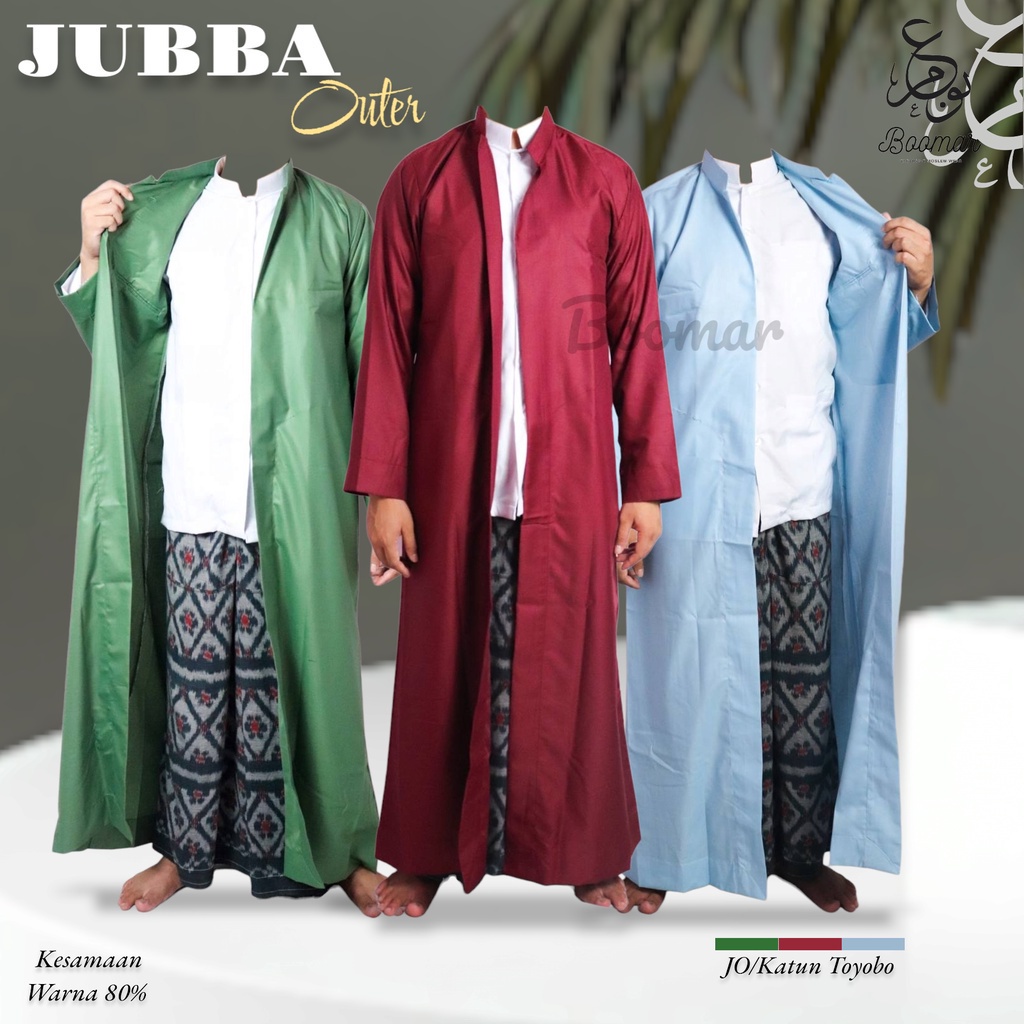 Jual Jubba Outer Pria Luaran Gamis Exclusive Boomar | Shopee Indonesia