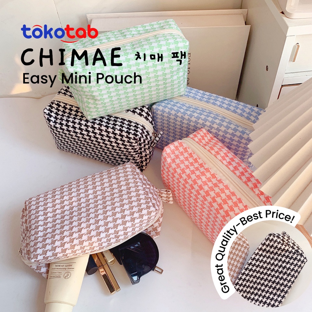 Jual Tokotab - CHIMAE Easy Pouch Dompet Pouch Make Up Aesthetic Pouch ...