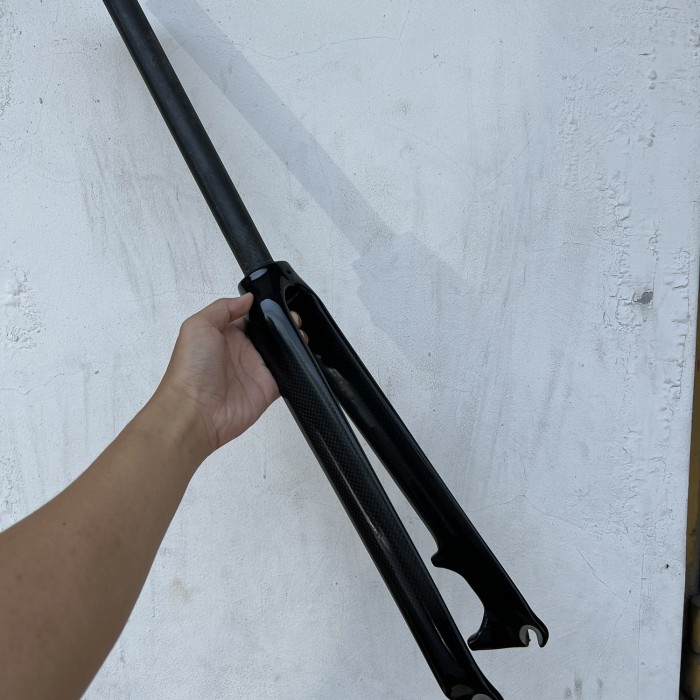 Jual FORK 700C CARBON DISC ROAD BIKE 700 RIM U BRAKE QR 100 FIXIE ...