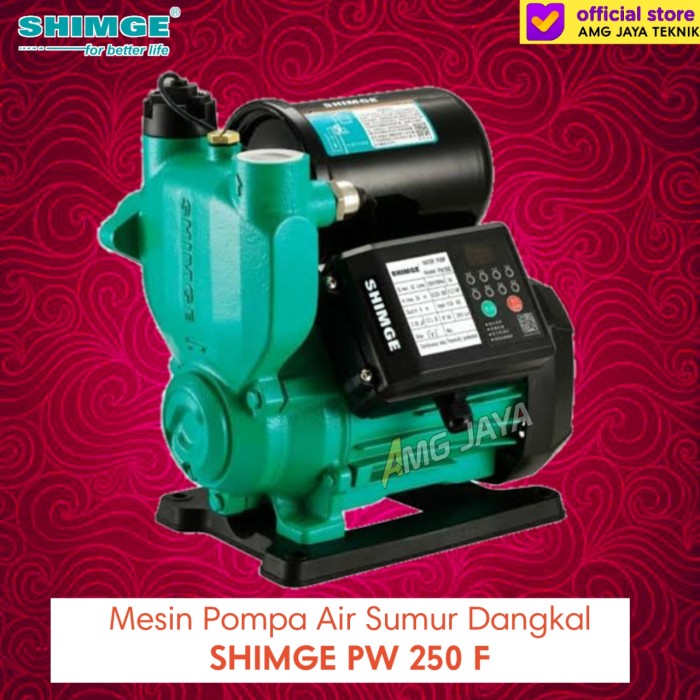 Jual Mesin Pompa Air Sumur Dangkal Shimge PW 250 F Pompa Air Water ...