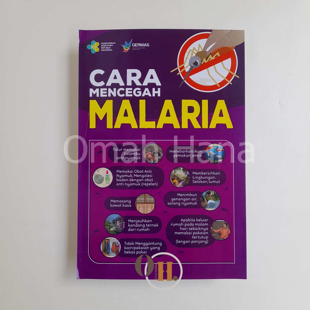 Jual Poster Cara Mencegah Malaria - Poster Waspada Nyamuk Malaria ...