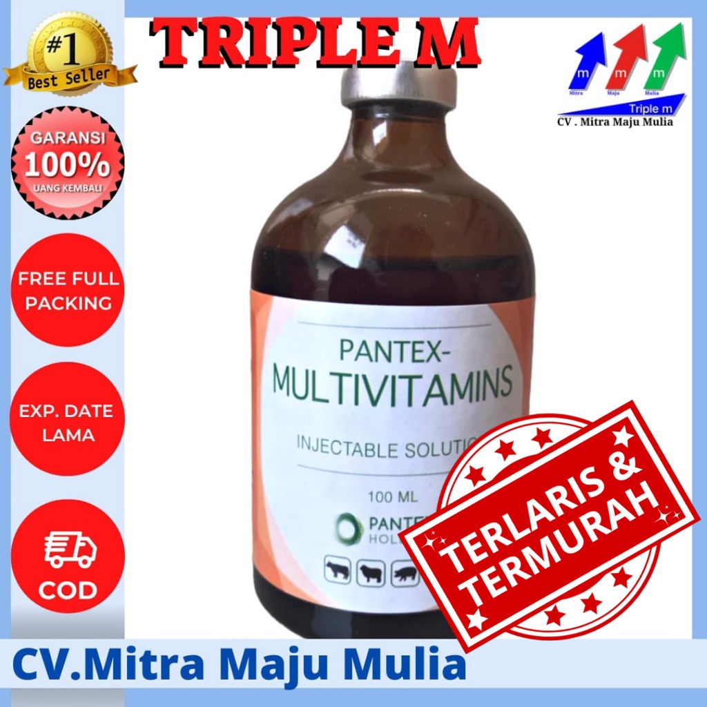 Jual Pantex multivitamin holland injeksi 100 ml | Shopee Indonesia
