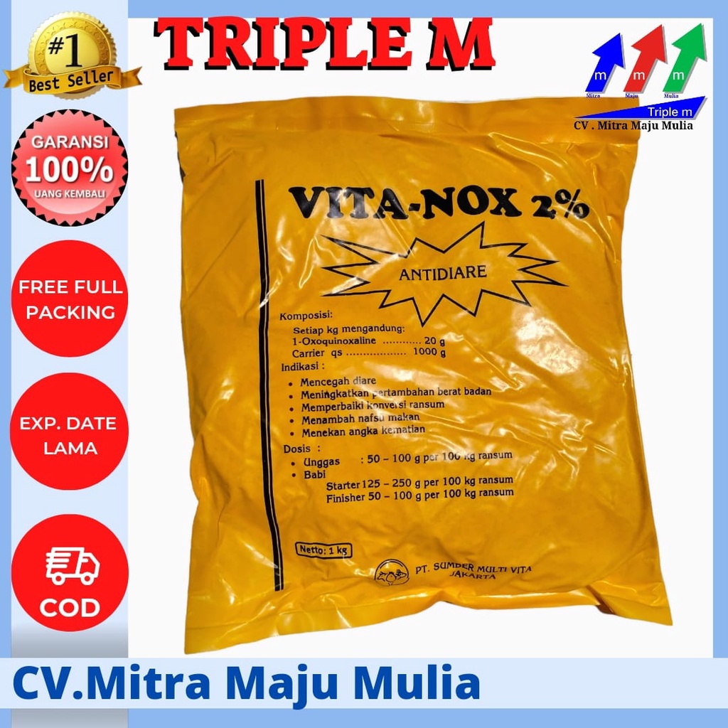 Jual Vitanox 1 kg - Premix Pemacu Pertumbuhan & Penambah Berat Badan ...