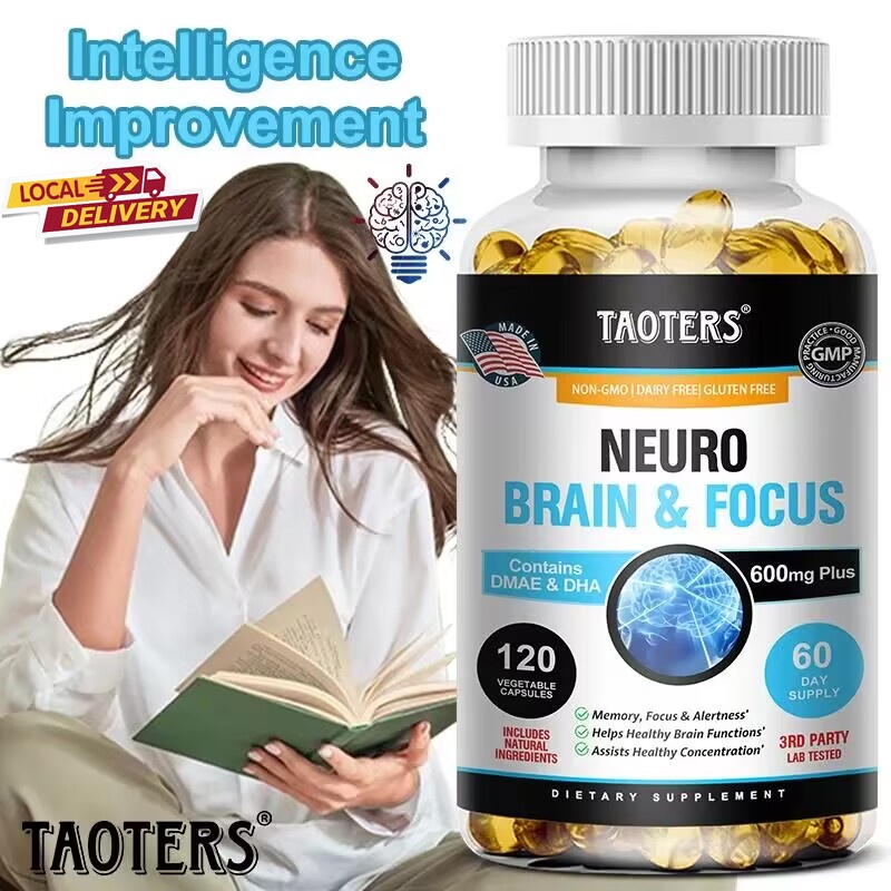 Jual 【EXP：12/2025 120 pcs】 Nootropic Brain Support Supplement - Mental Focus Nootropic Memory ...