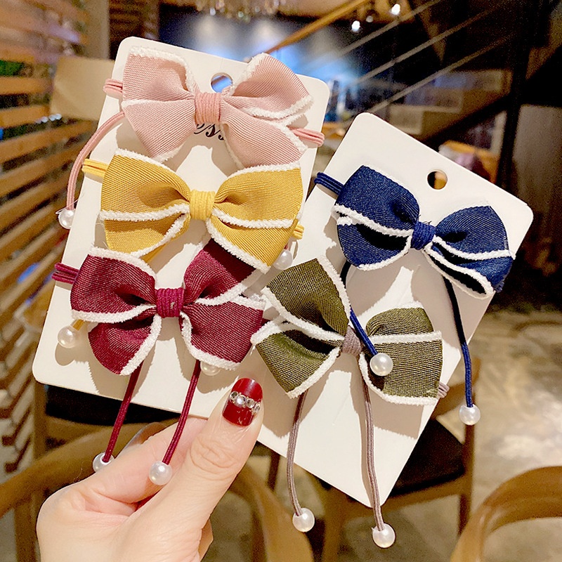 Jual Ikat Rambut Pita Fashion Korea / Ribbon Hair Tie / Kuncir Rambut ...