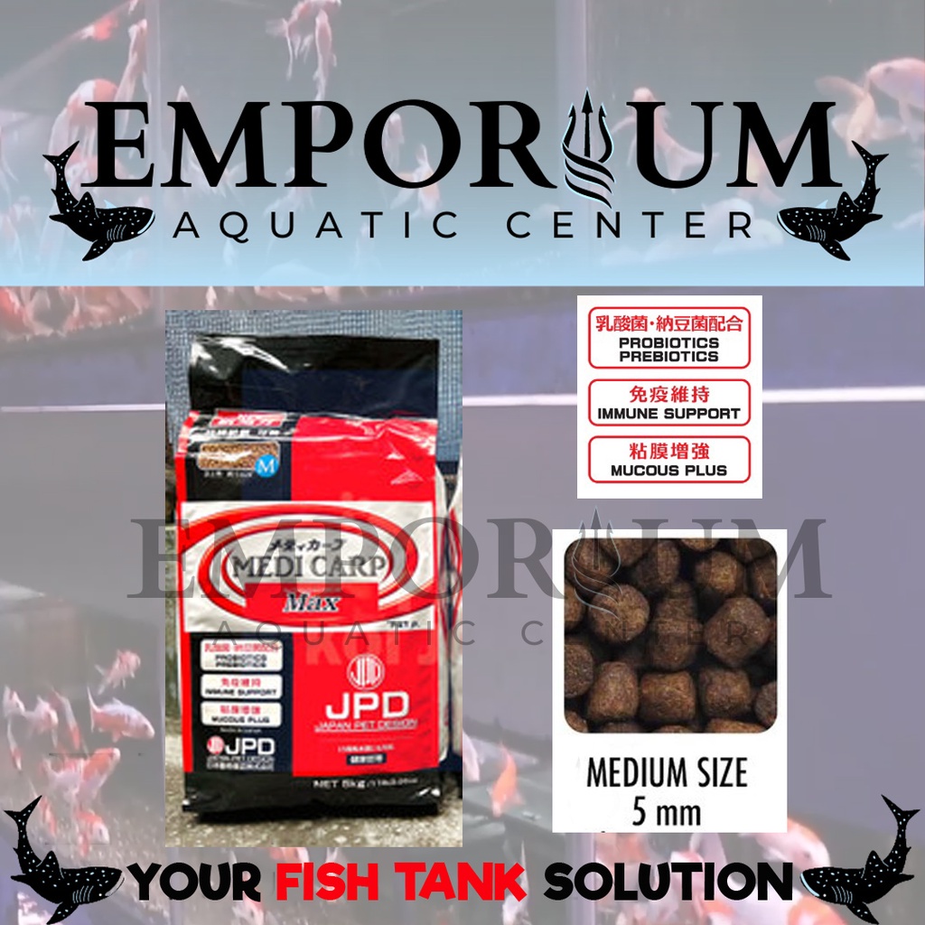 Jual JPD Medicarp Max M 5Kg Ikan Koi Imun And Probiotik - Pakan Ikan ...