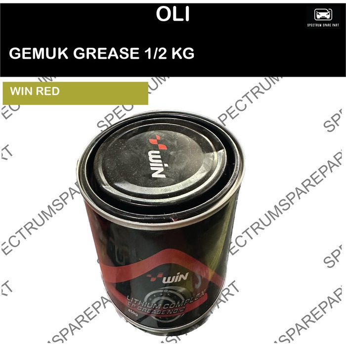 Jual STEMPET GREASE GEMUK WIN RED 450 GRAM | Shopee Indonesia