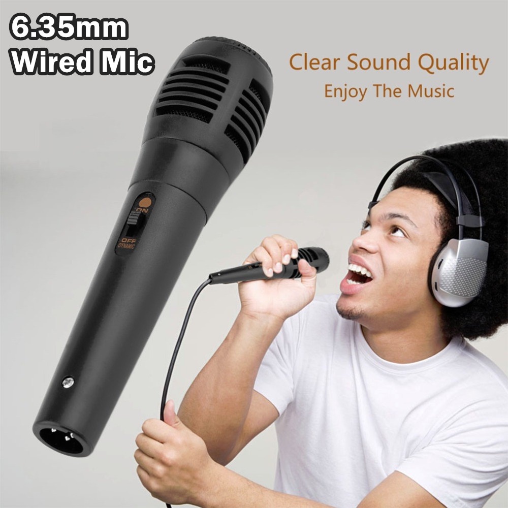 Jual MIKROPON KARAOKE KABEL MIKRO VOKAL MIKROFON DINAMIS KABEL DENGAN ...