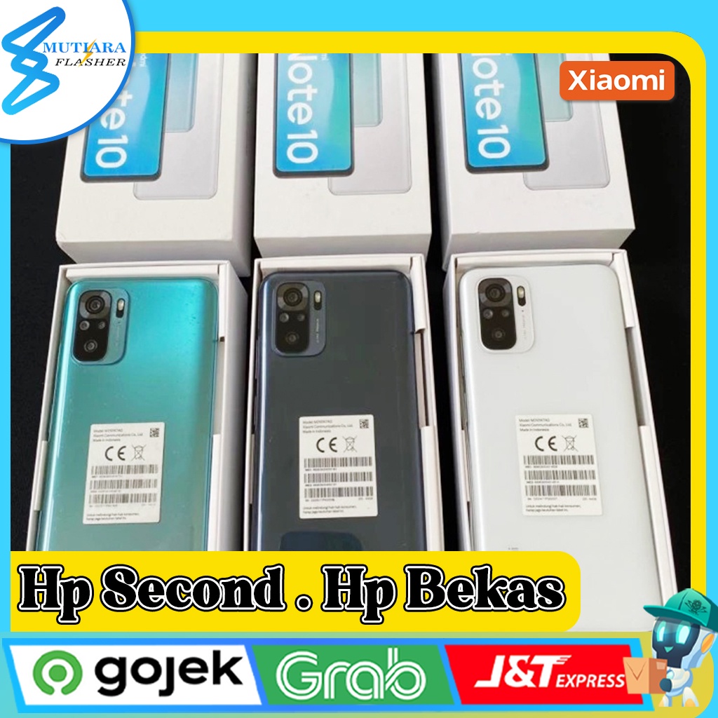 Jual Xiaomi Redmi Note 10 4G | 5G Ram 4/64GB | Ram 4/128GB | Ram 8/128GB Second Original ...