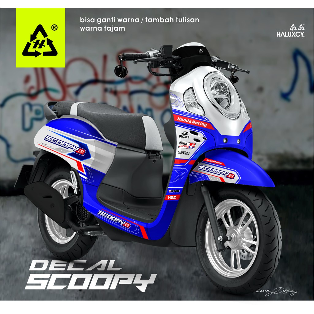 Jual DECAL SCOOPY FULL BODY / DECAL SCOOPY SIMPEL KEREN / DECAL SCOOPY ...