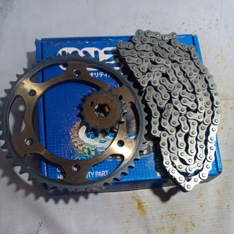 Jual GIR SET YAMAHA R15 15/47T 428H-132L KNZ cesimotor | Shopee Indonesia