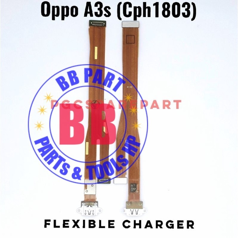 Jual Original Flexible Konektor Charger Oppo A3s seri CPH1803 (todak cocok di A3S CPH1853 ...