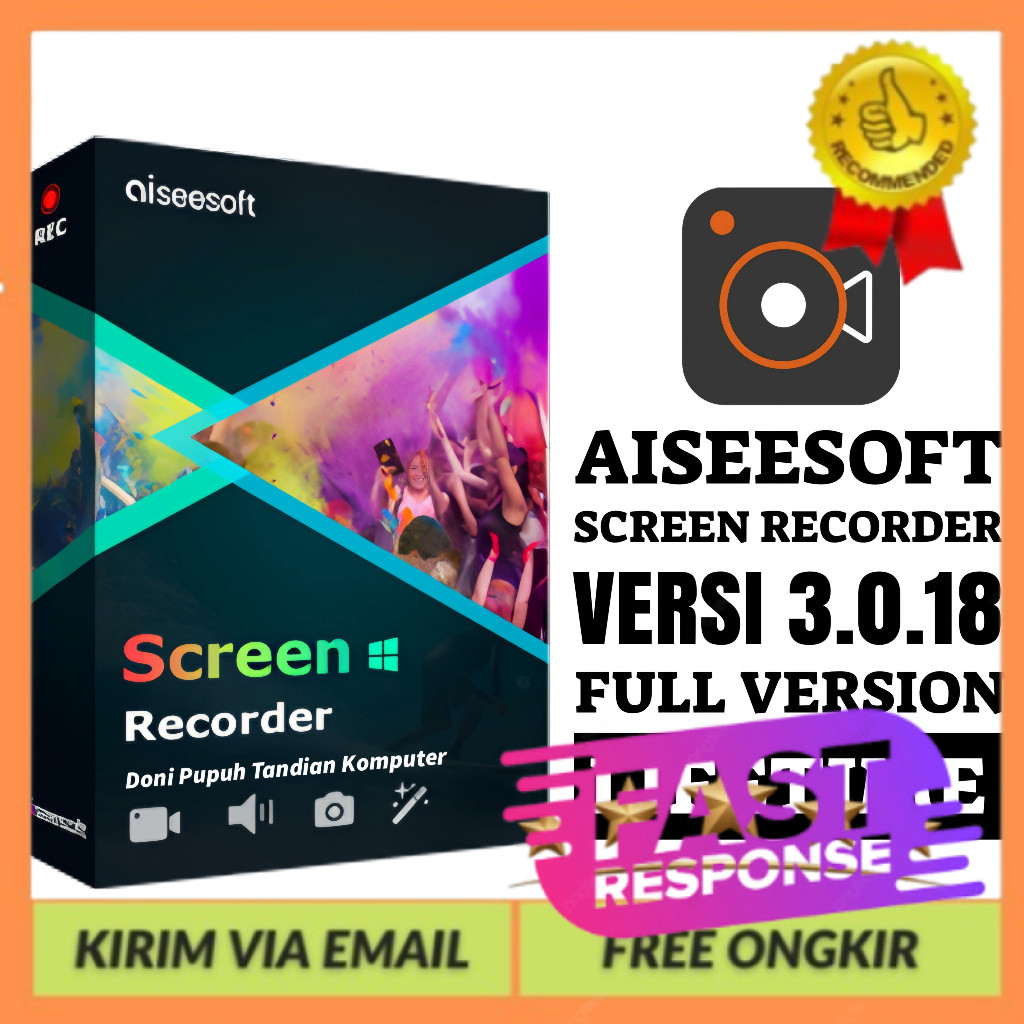 Jual Aiseesoft Screen Recorder Pro Full Version Lifetime | Shopee Indonesia