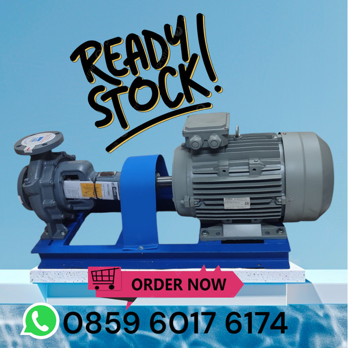 Jual Pompa Centrifugal EBARA 65 x 50 FSHA Motor TECO 4Kw 5,5Hp 2Pole 3Phase | Shopee Indonesia