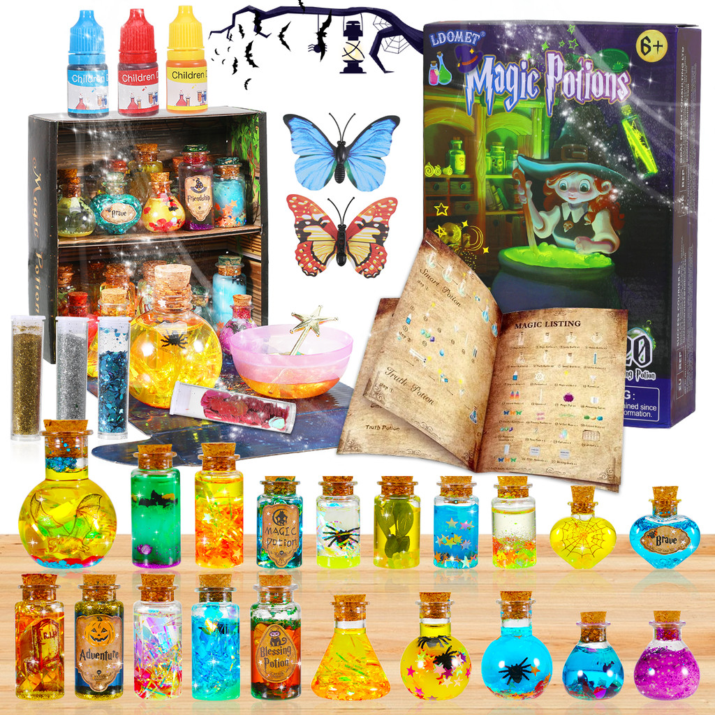 Jual DIY Fairy Magic Potions Kit Mix 20 Magic Wizard Potion Witches ...