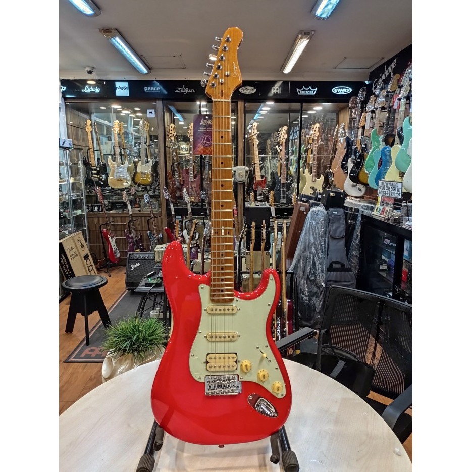 Jual SMIGER LG-2 PRO RD ( Red ) Electric Guitar | Shopee Indonesia