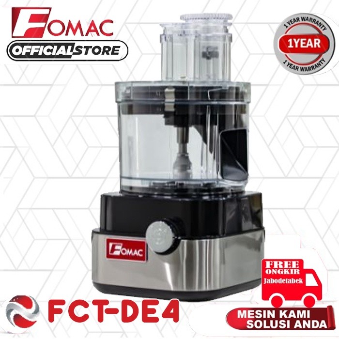 Jual Mesin Multifunction Food Processor FCT-DE4 FOMAC Mesin Pemarut ...
