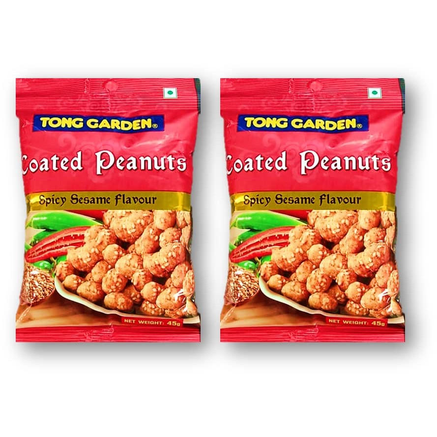Jual Tong Garden Coated Peanuts Spicy Sesame Flavour 45g | Shopee Indonesia