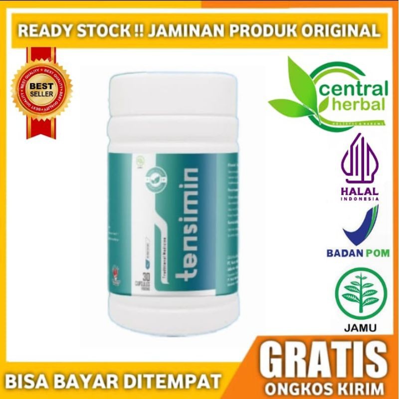Jual TENSIMIN Obat Hipertensi Stroke Tekanan Jantung Herbal 100% Asli ...