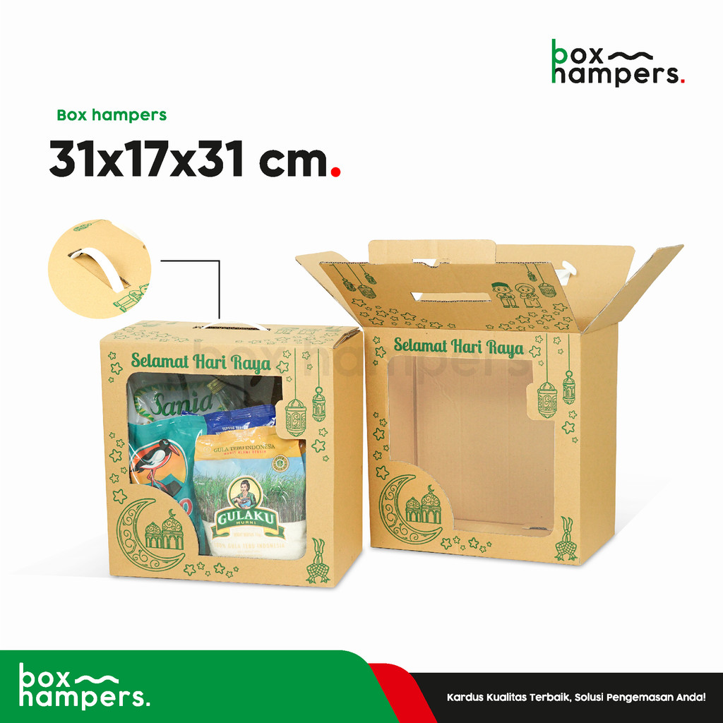 Jual Box Parcel 31x17x31 (SIZE-S) KardusHandle/Jinjing/Parcel/Parcell ...