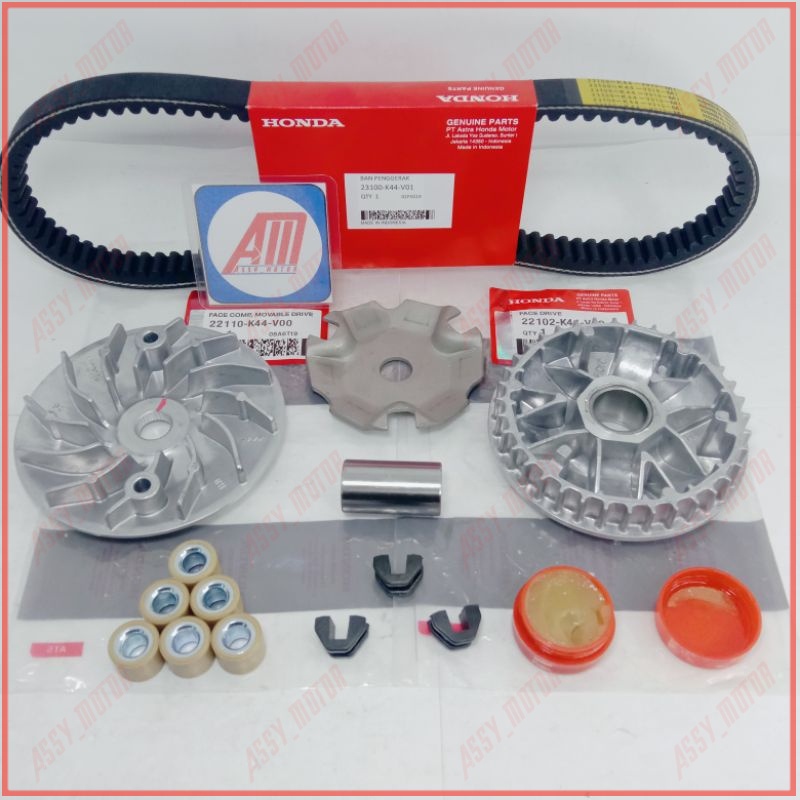 Jual Paket CVT Genio Paket Vanbelt+Kipas Roller+Rumah Roler Set Beat Deluxe Beay Led Beat Street ...