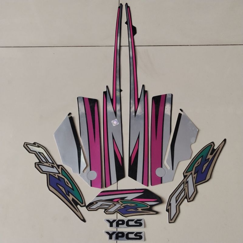 Jual STRIPING LIST POLET LIVERY DECAL GRAPHIC YAMAHA F1Z FIZ CHROME ...