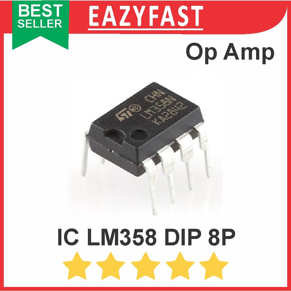 Jual IC LM358 Dual OPAMP OP-AMP DIP 8 Pin Operational Amplifier | Shopee Indonesia
