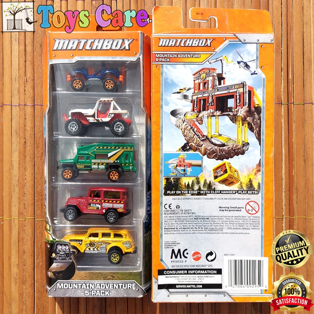 Jual MATCHBOX GIFTPACK MOUNTAIN ADVENTURE 5 PACK - TOYOTA LAND CRUISER ...
